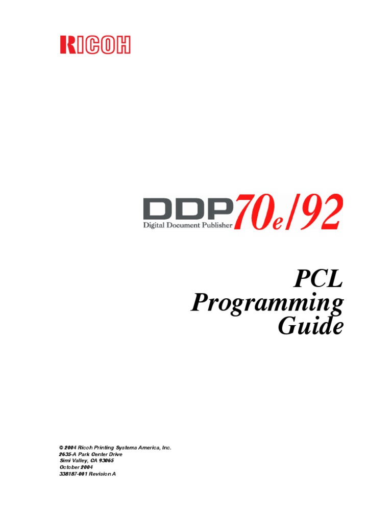 PCL PDF | PDF | Installation (Computer Programs) | Computer File