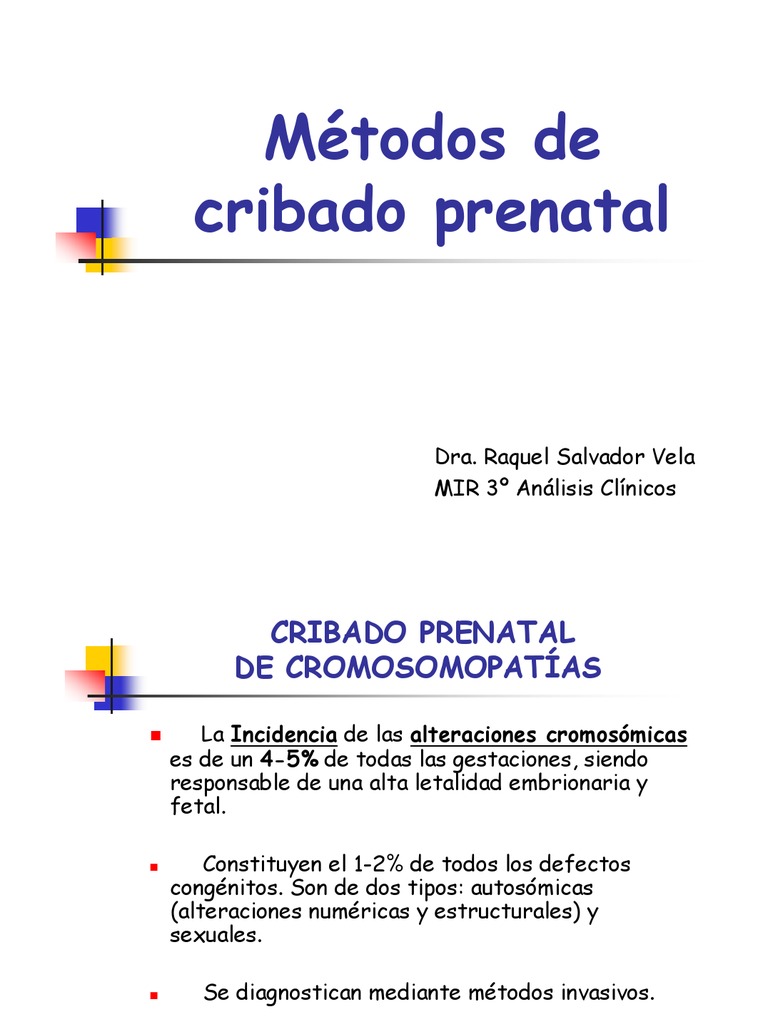 Cribado Prenatal | PDF | Síndrome de Down | El embarazo
