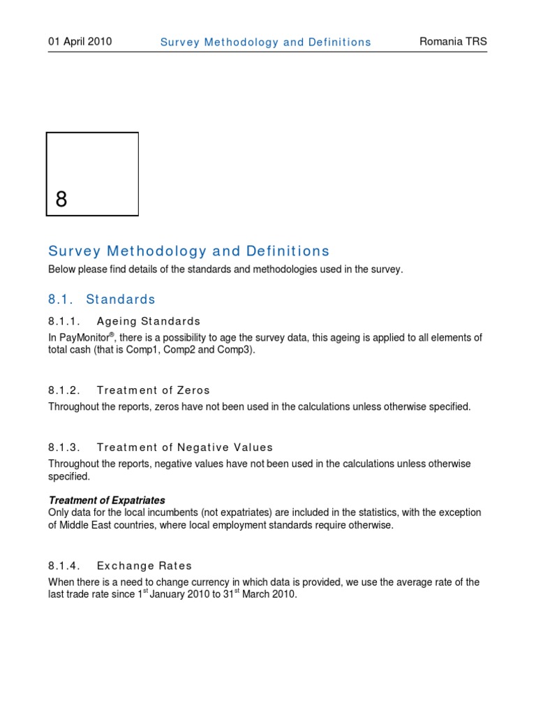 7 Benchmarking Mercer 2010 Methodology | Employee Benefits | Pension
