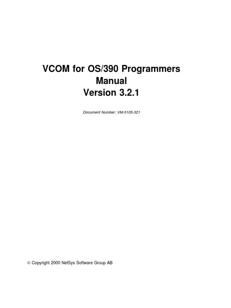 Programmers Manual Pdf Application Programming Interface Communications Protocols 