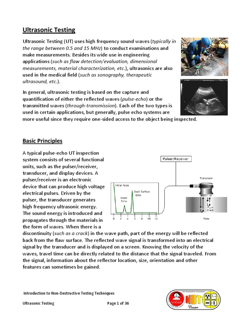 Ultrasonic Testing-Includes Shear Wave PDF | PDF | Waves | Decibel