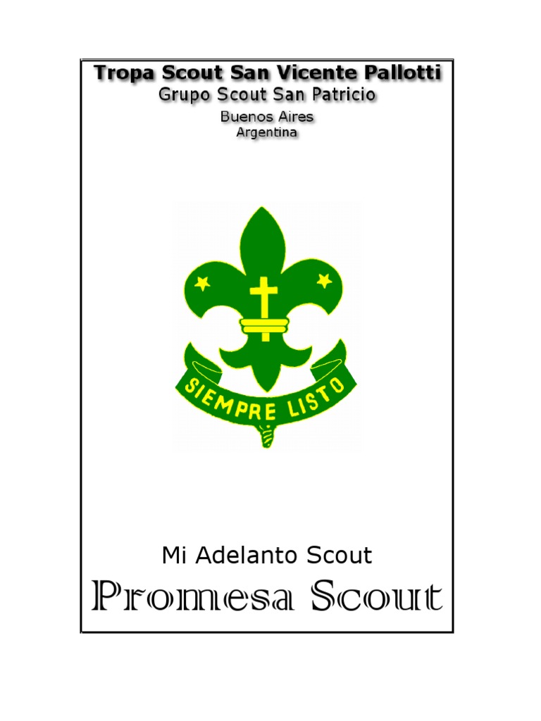 Promesa Scout del Grupo San Patricio | PDF | Exploración | Felicidad