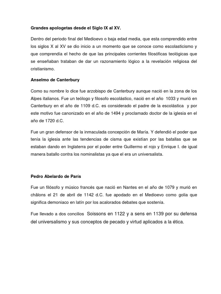 Grandes Apologetas | PDF | Religión y creencia | Creencia (fe)