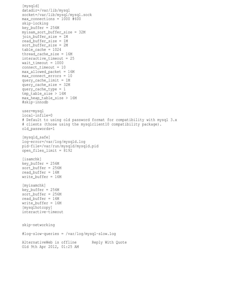 Centreon Mysql | PDF | Technology & Engineering