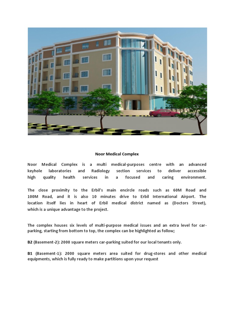 Noor Medical Complex Overview | PDF | Erbil | Hospital