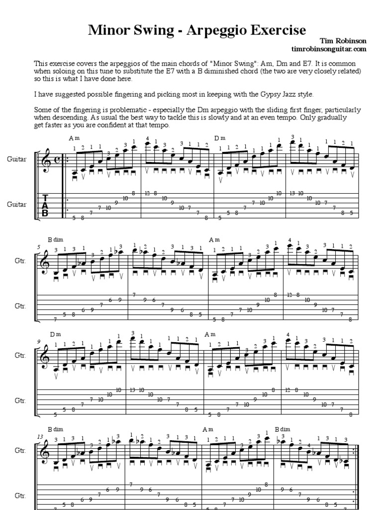 Minor Swing | PDF | Aspects Of Music | Music Theory