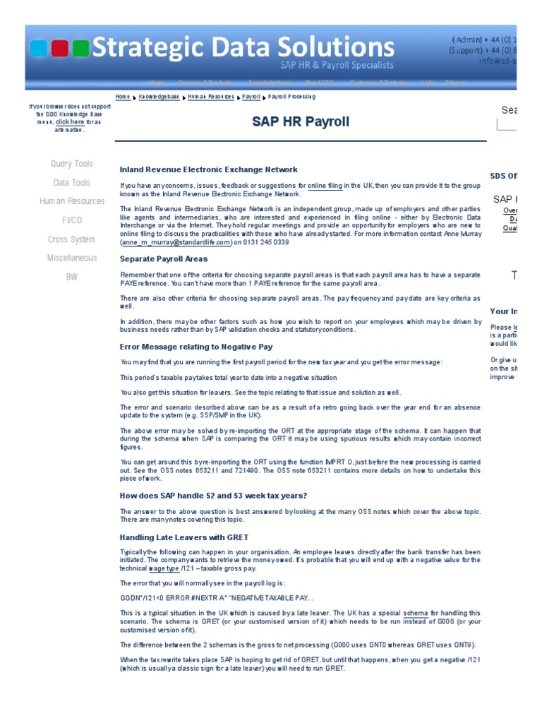 SAP HR and Payroll Processing | PDF | Payroll | Human Resources