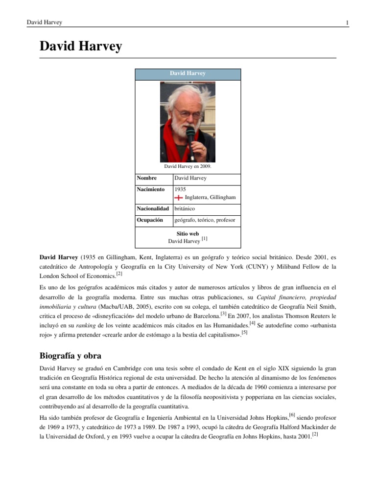 David Harvey | PDF | Science | Ciencia filosófica