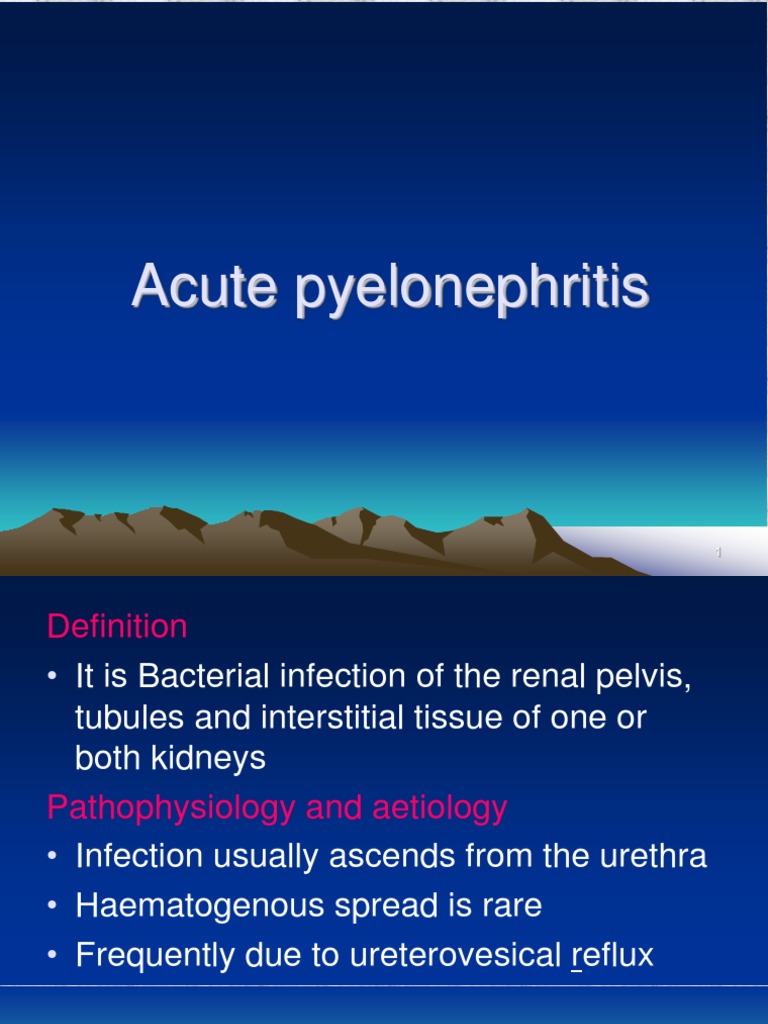 Acute Pyelonephritis | PDF