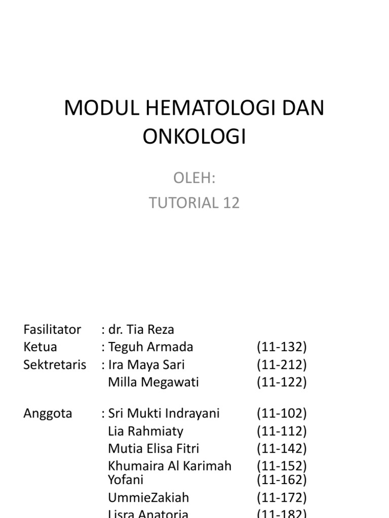 Modul Hematologi Dan Onkologi Trigger 2 Ptekie, Ekimosis Dan Purpura | PDF