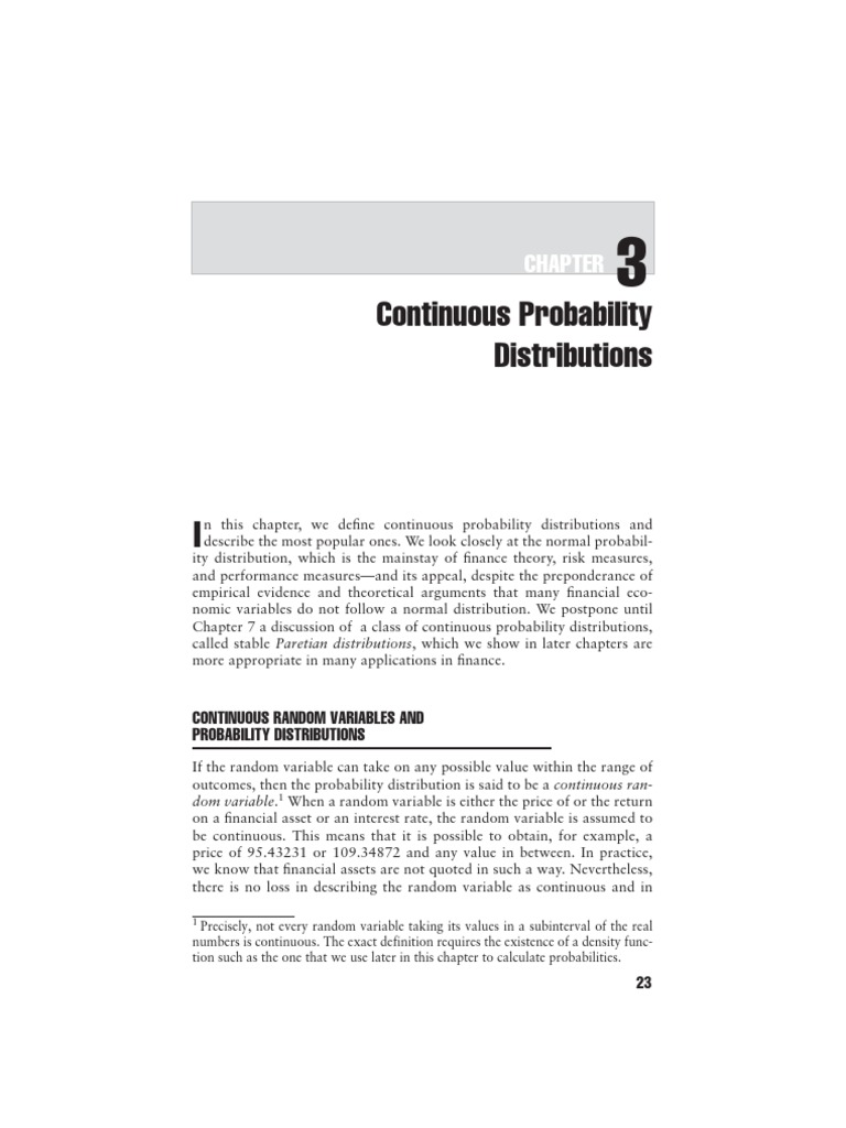 11.2 Continuous Probability Distributions | PDF | Normal Distribution ...