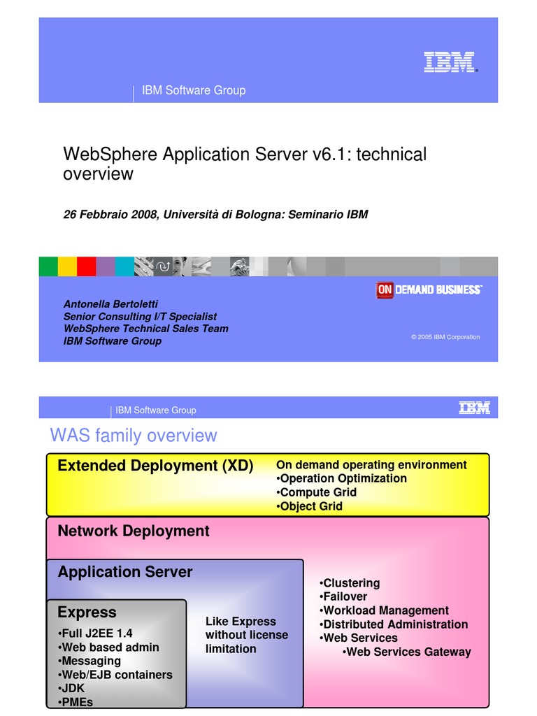 WebSphere Application Server v6.1: technical overview | Computer ...