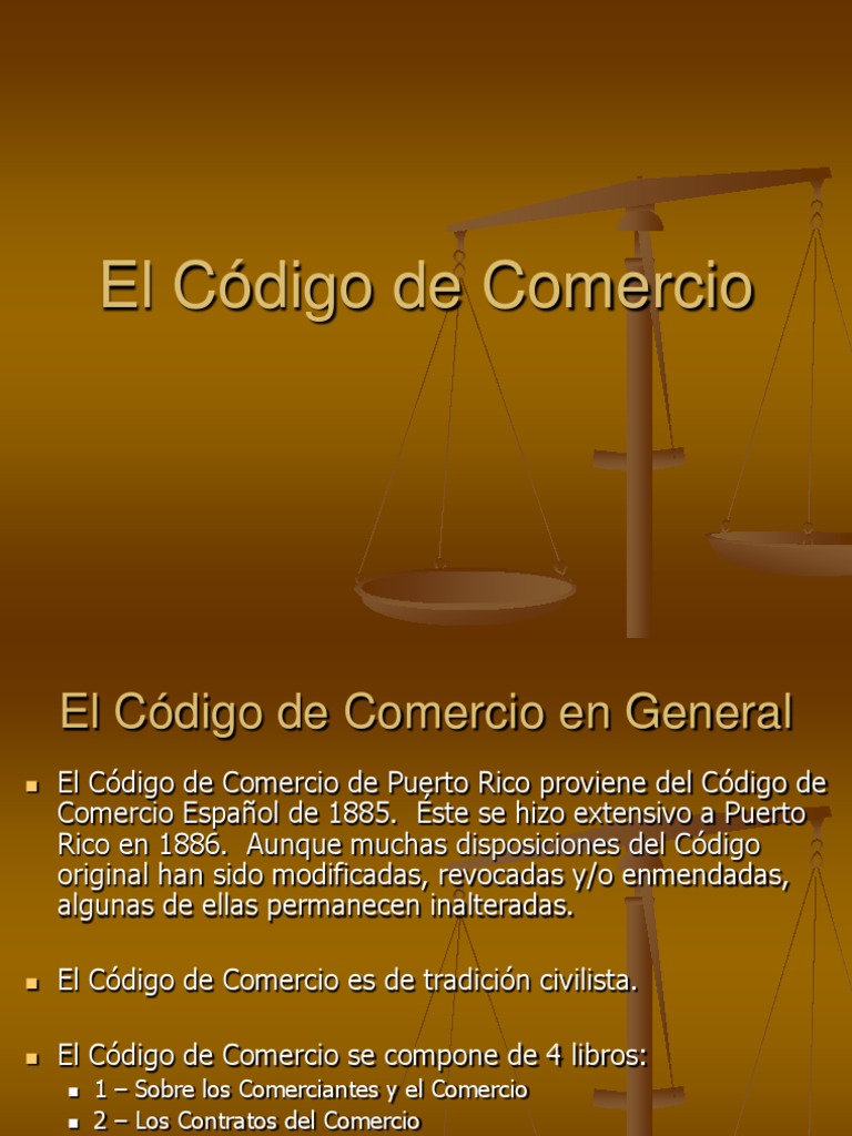 El Codigo de Comercio | PDF | Información del gobierno | Gobierno