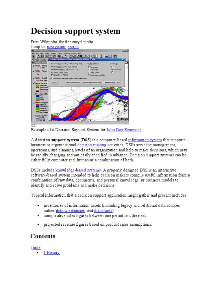 Decision Support System | PDF | Decision Support System | Information ...