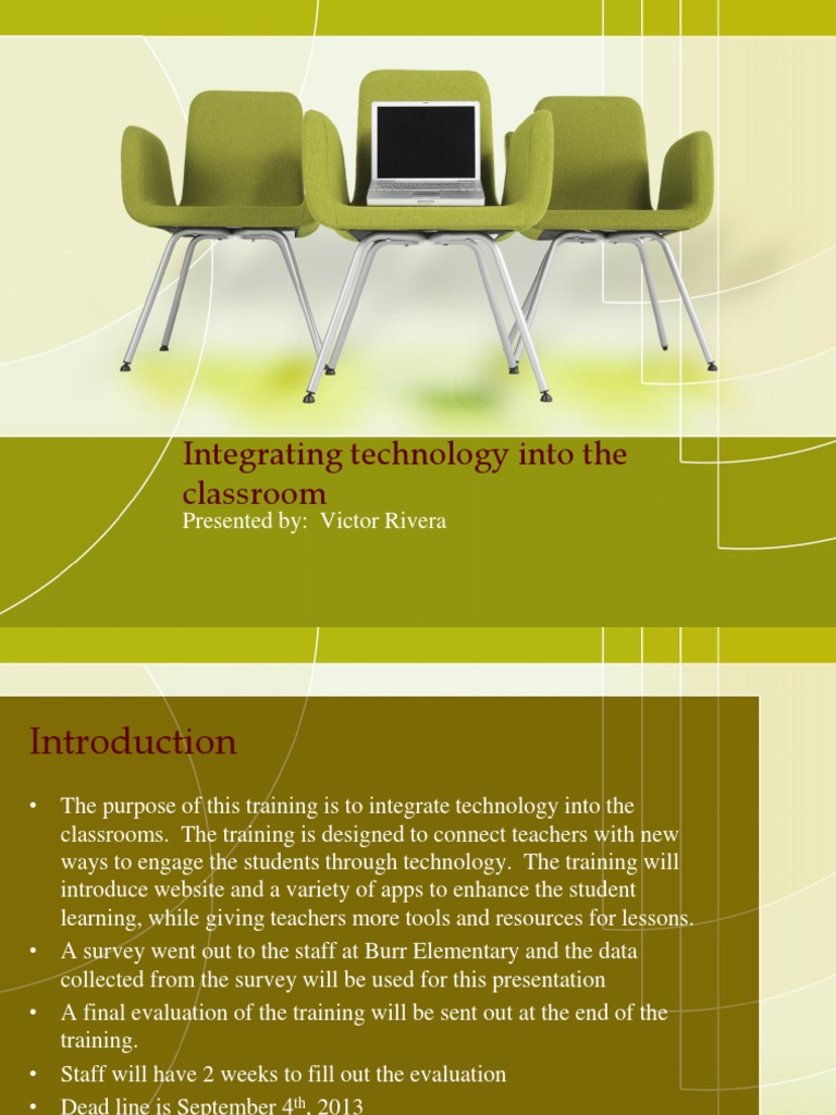 Integrating Technology Into The Classroom | PDF | Survey Methodology ...