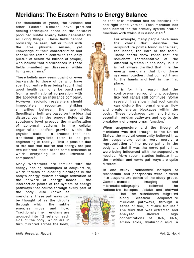 Meridians Explained | PDF