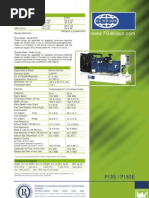 Doosan P126TI Spec Datasheet | PDF | Pump | Engines