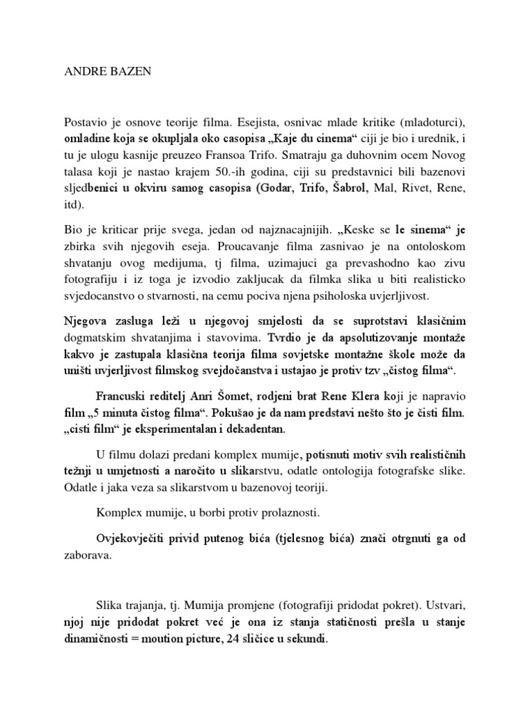 Andre Bazen | PDF