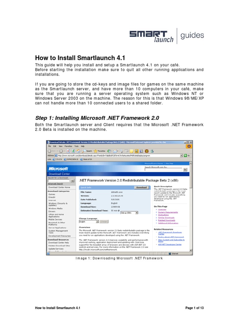 How To Install Smart Launch 4.1 | PDF | Installation (Computer Programs ...