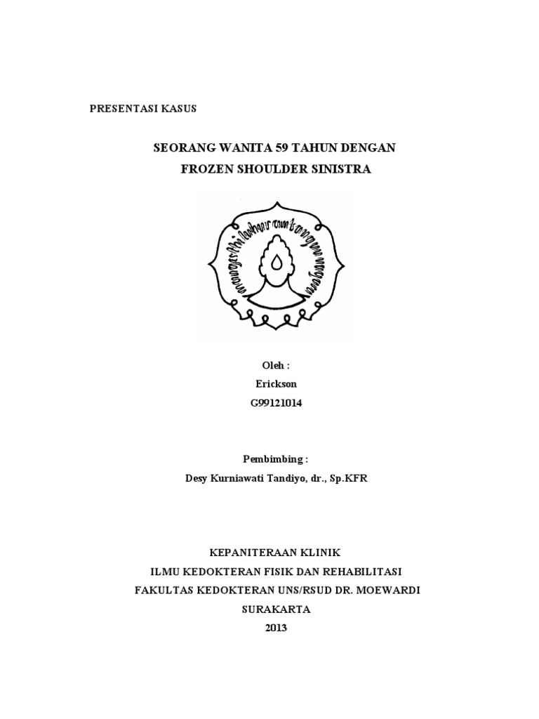 Preskes Frozen Shoulder DX | PDF