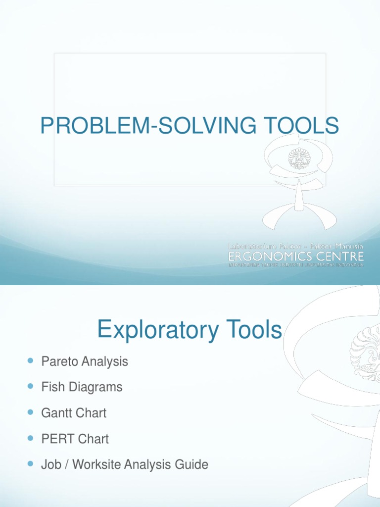 Chapter 2 Problem Solving Tools | PDF | Systems Science | Computing And ...