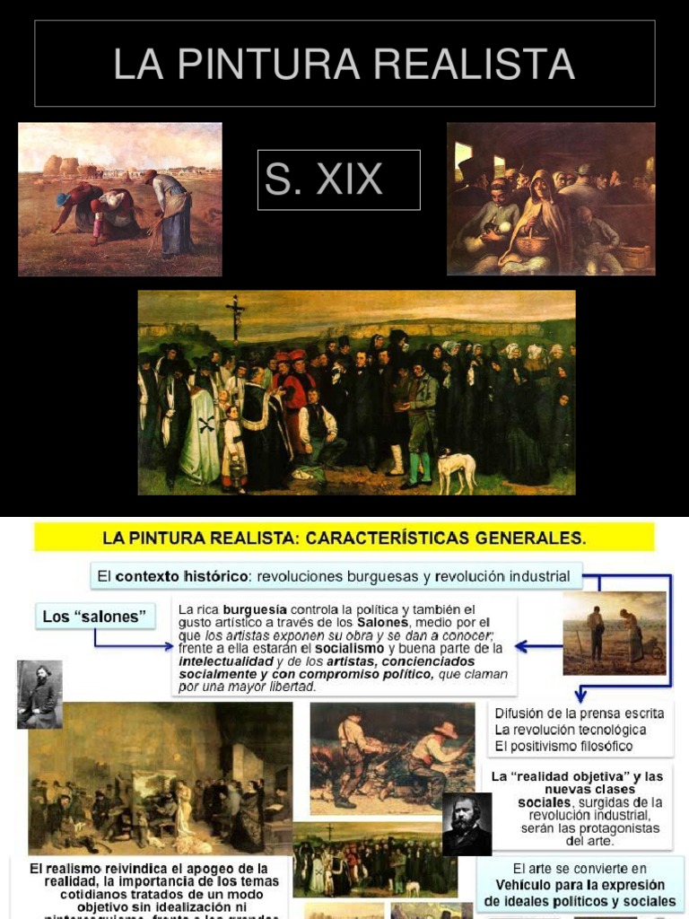 La Pintura Realista Del S Xix | PDF | Realismo (Artes) | Pinturas