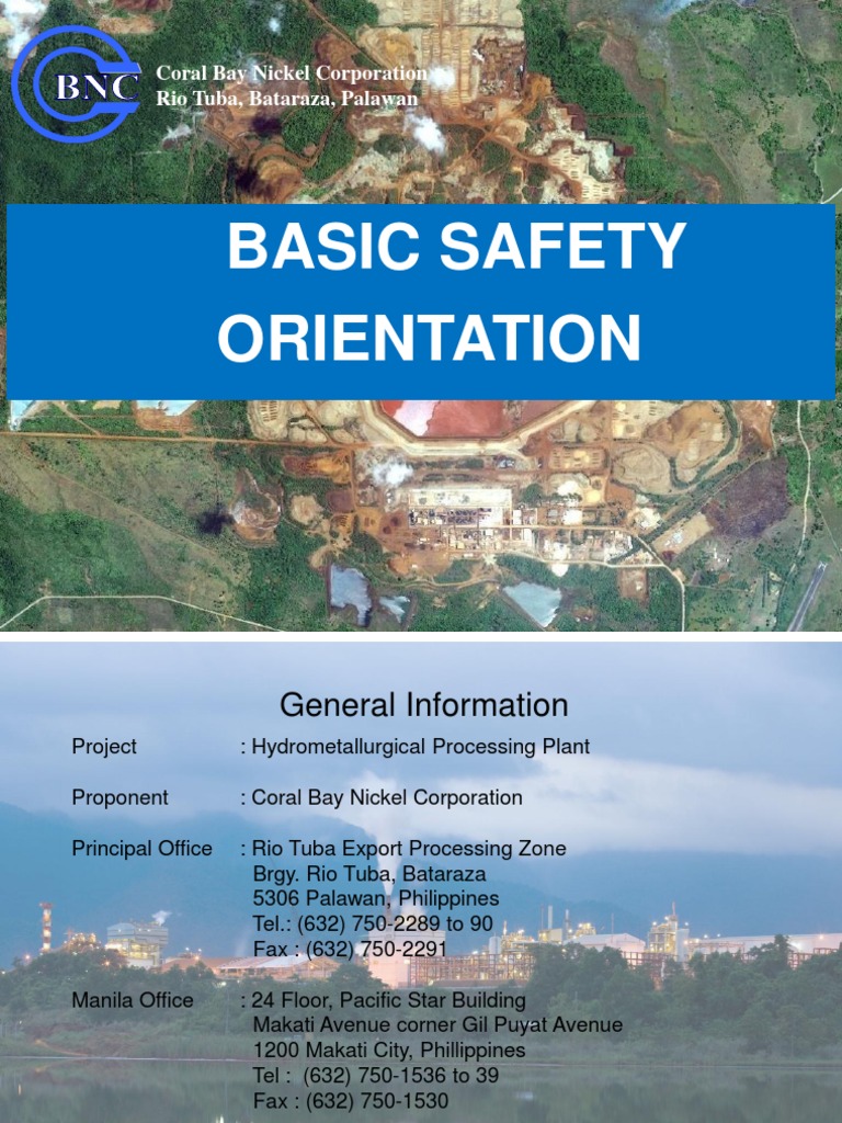 Basic Safety Orientation | PDF | Nickel | Cobalt