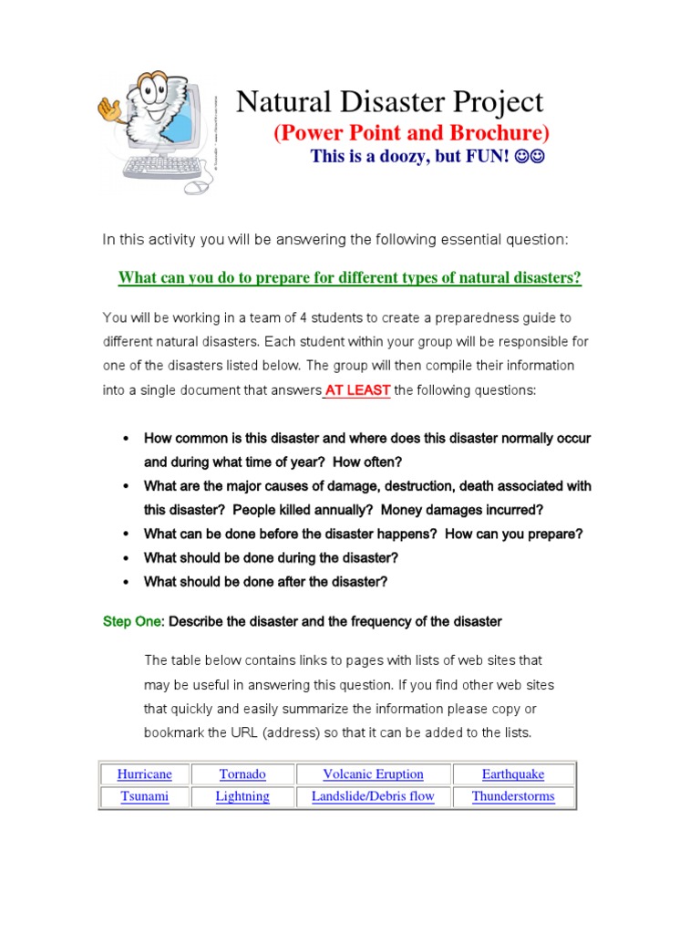 Natural Disaster Project | PDF | Natural Disasters | Volcano