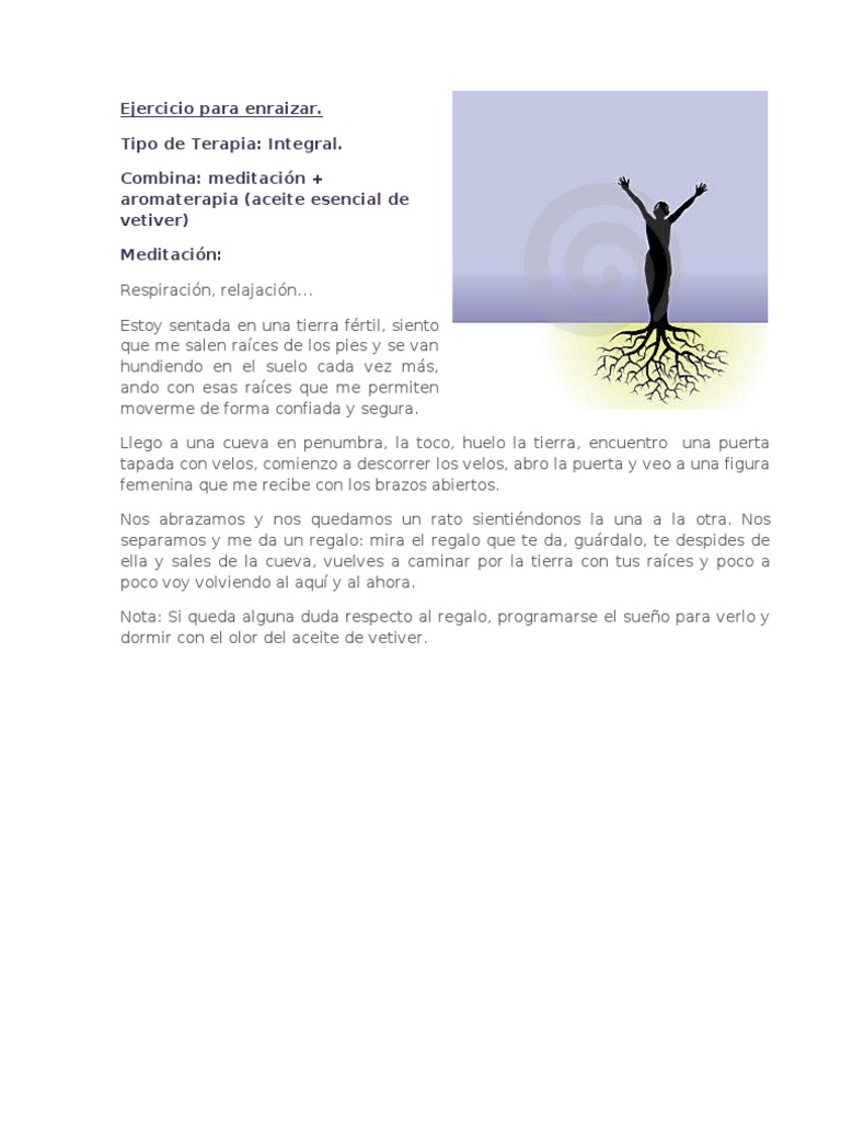 Ejercicio para El Enraizamiento | PDF