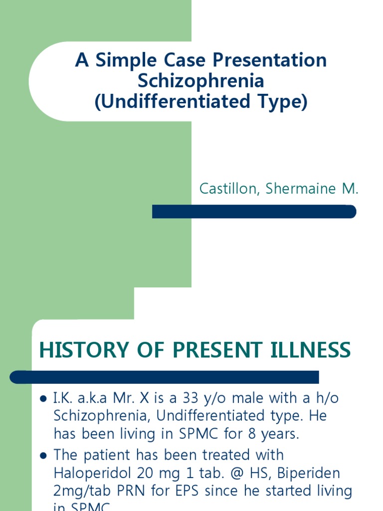 Case Presentation Bipolar 1 Manic Type | PDF | Clinical Medicine | Medicine