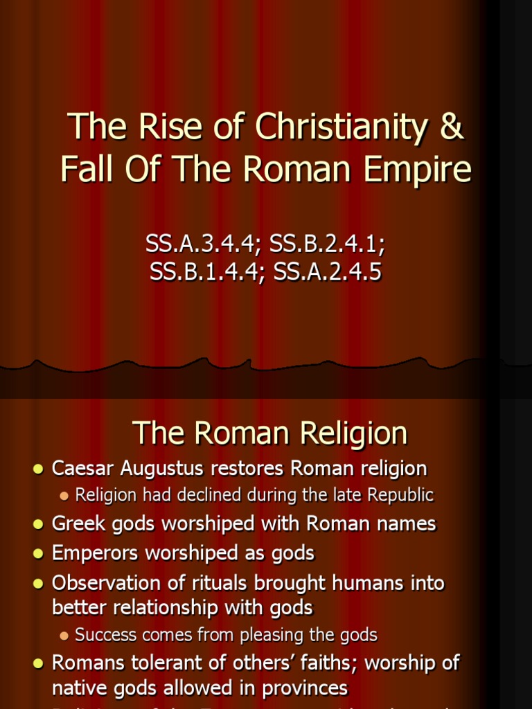 5.4-5 Christianity and Fall of Rome | Download Free PDF | Ancient Rome ...