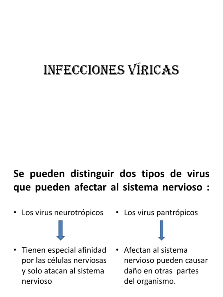 Infecciones víricas en el sistema nervioso | PDF | Virus | Medicina