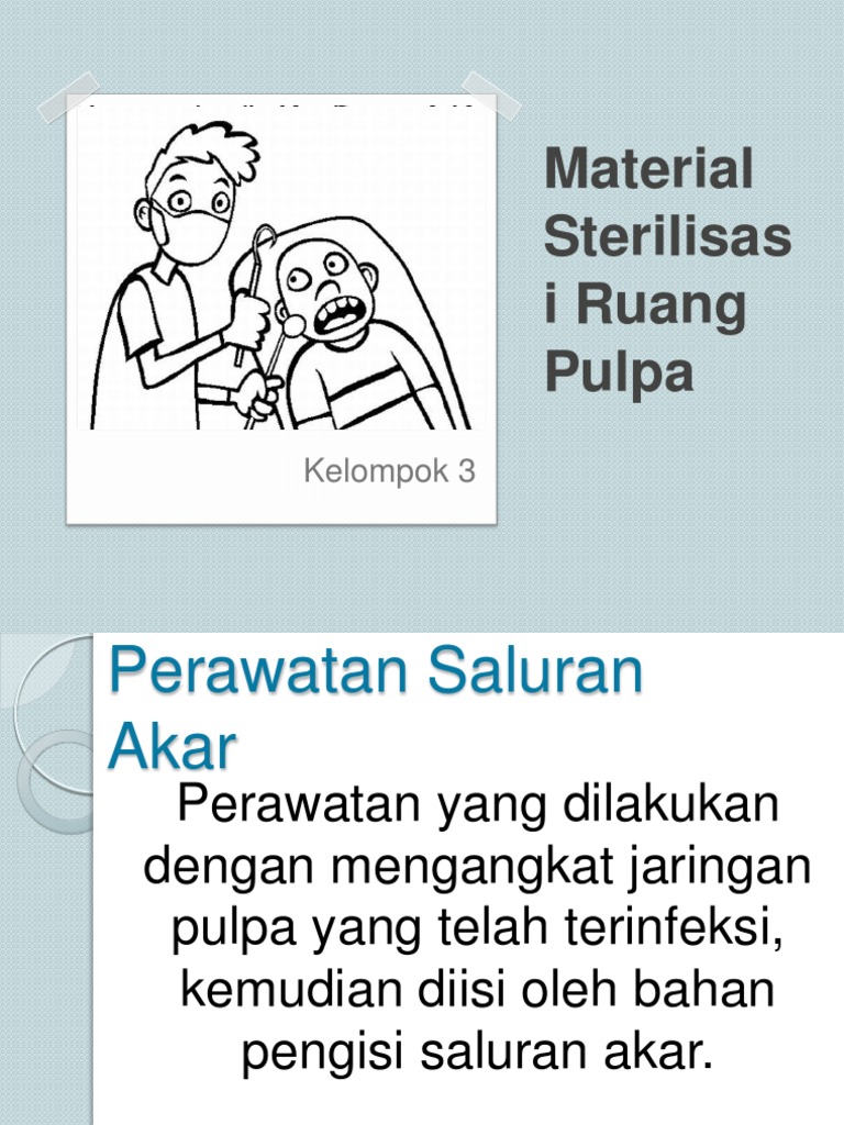 Material Sterilisasi Ruang Pulpa | PDF
