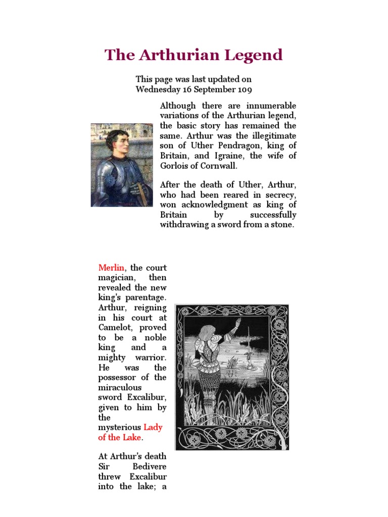 King Arthur | PDF | King Arthur | Chivalry