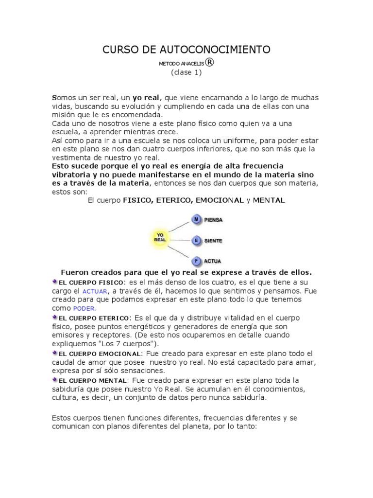 Curso de Autoconocimiento | PDF | Mente | Amor