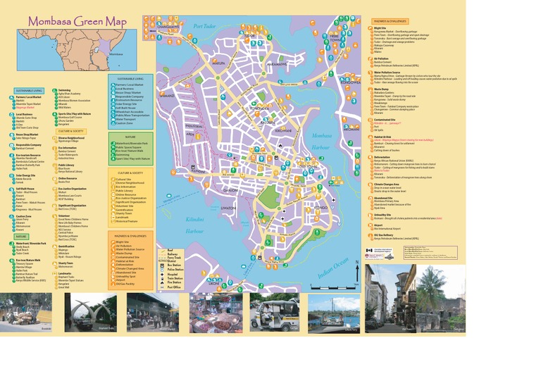 Mombasa Green Map Overview | PDF | Municipal Solid Waste | Waste