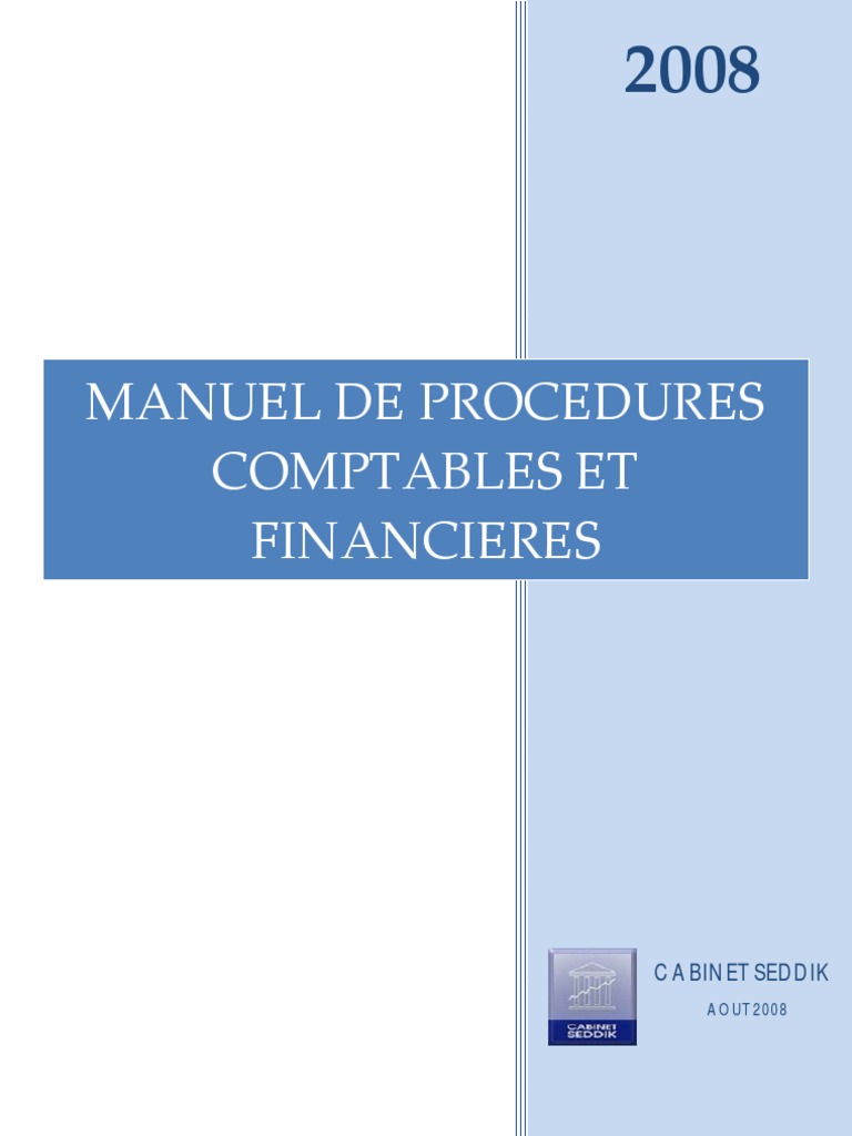 Manuel Comptable et Financier | PDF | Facture | Comptabilité