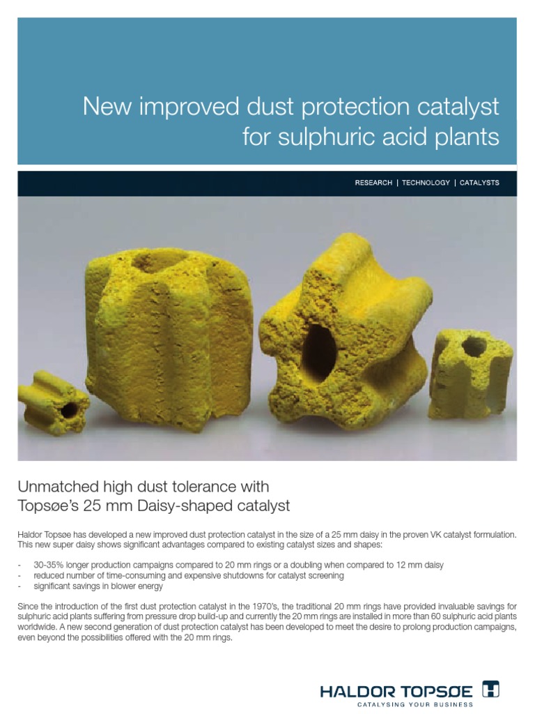 Topsoe Dust Protection Cat Leaflet - Ashx | PDF | Pressure | Catalysis