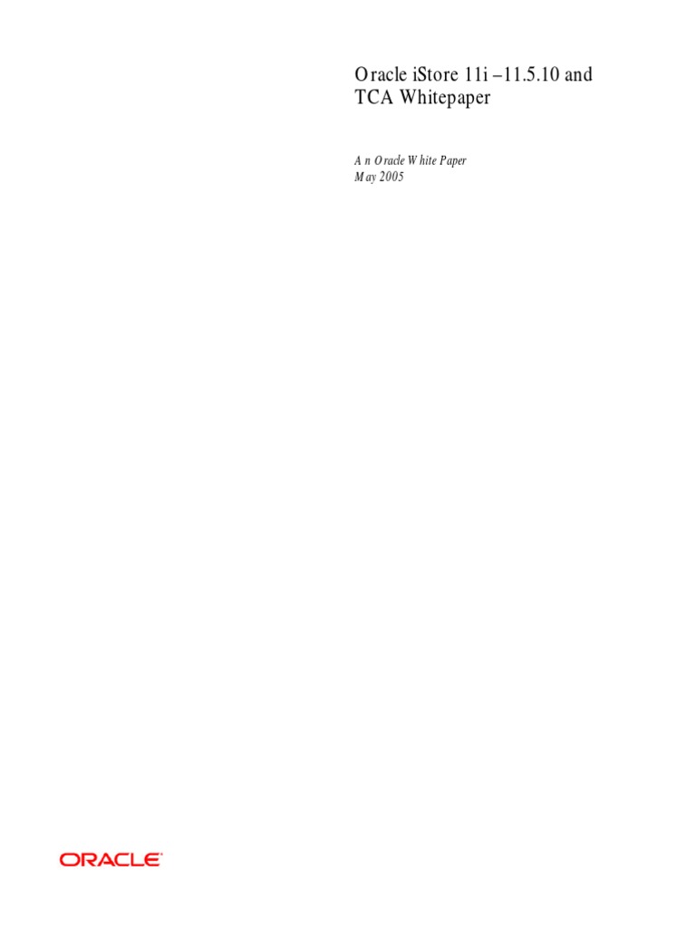 Tca | PDF | Oracle Database | User (Computing)