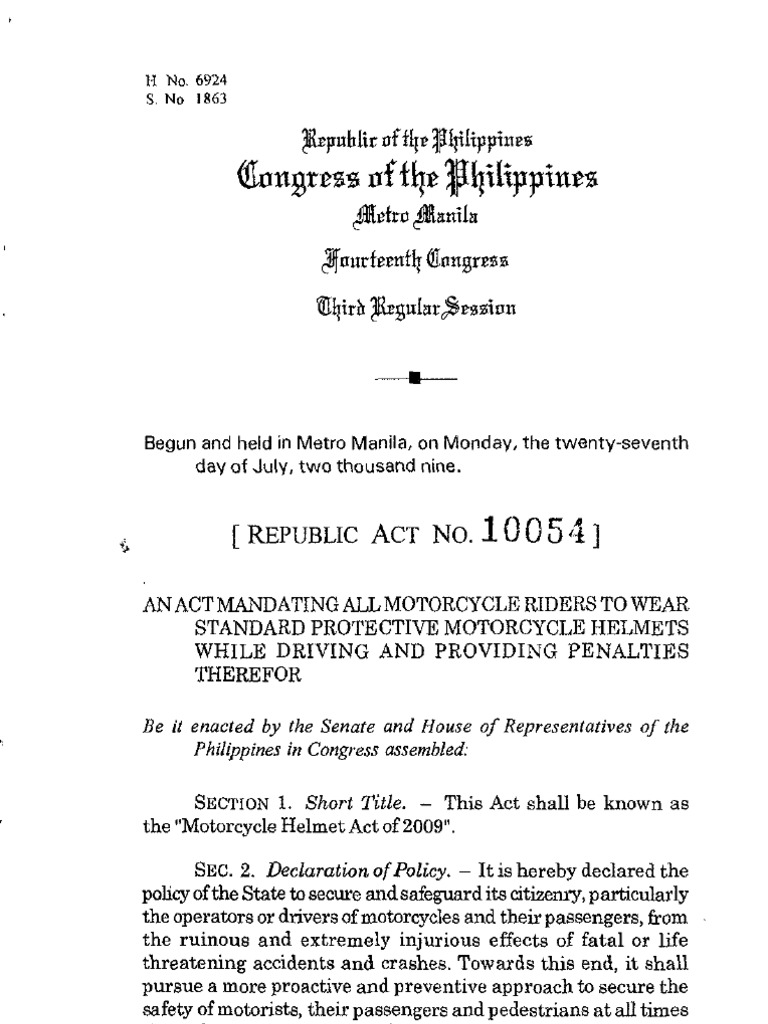 Ra 10054 | PDF | Business | Law
