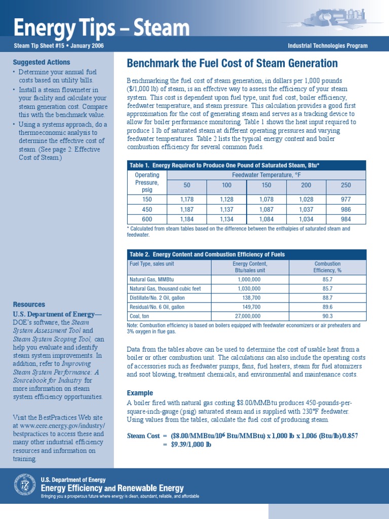 Steam15 Benchmark | Download Free PDF | Boiler | Steam