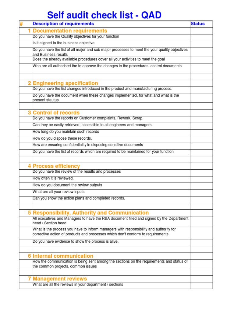 QAD | PDF | Audit | Verification And Validation
