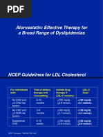 Statin Dose Intensity and Equivalency Chart (UMHS 2014) PDF | PDF ...