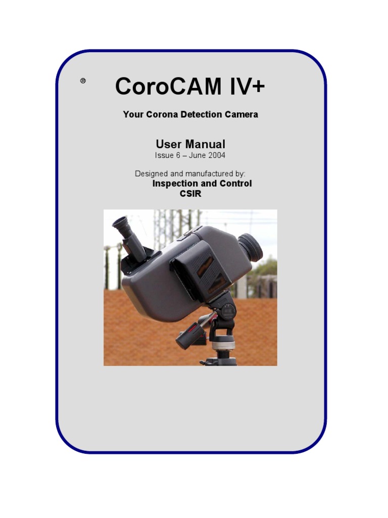 CoroCAM4 Manual | PDF | Insulator (Electricity) | Zoom Lens