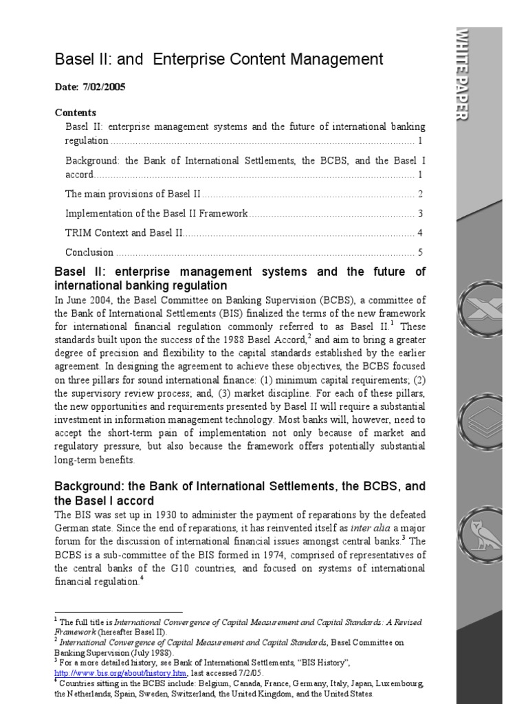 Base II and ECM (A4) | PDF