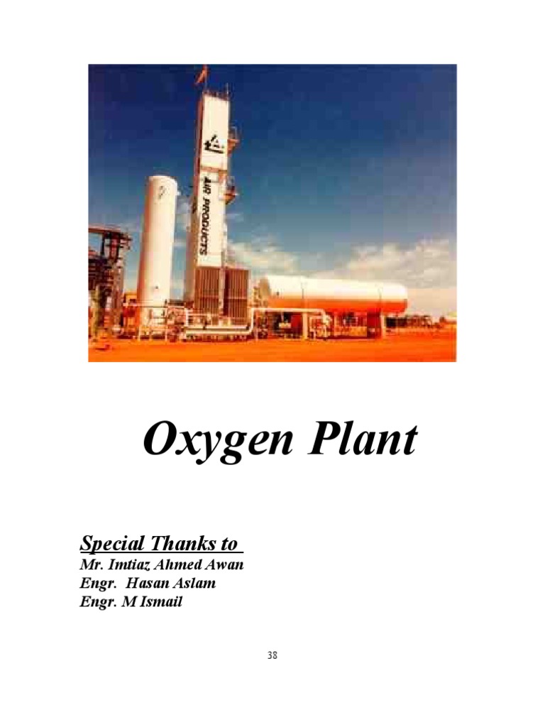 Oxygen Plant | PDF | Gas Compressor | Oxygen