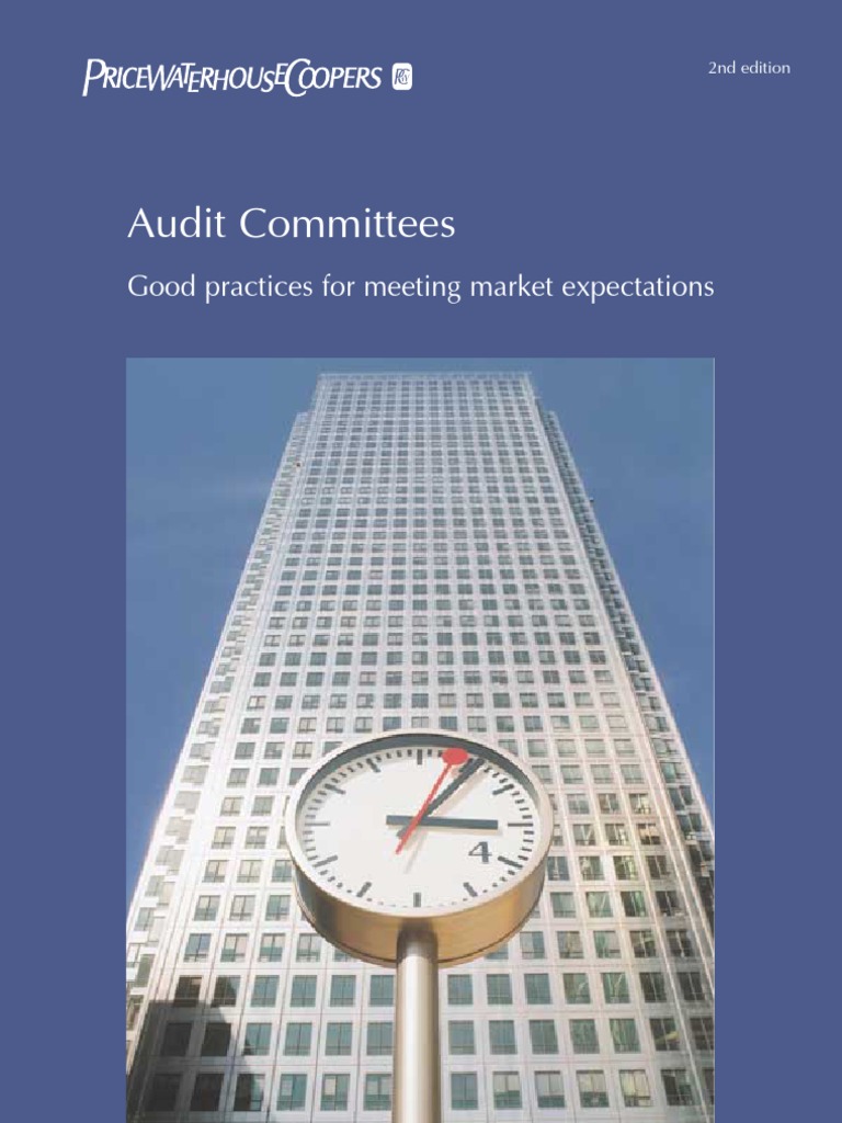 PWC Audit Committe Charter | PDF | Audit Committee | Internal Control
