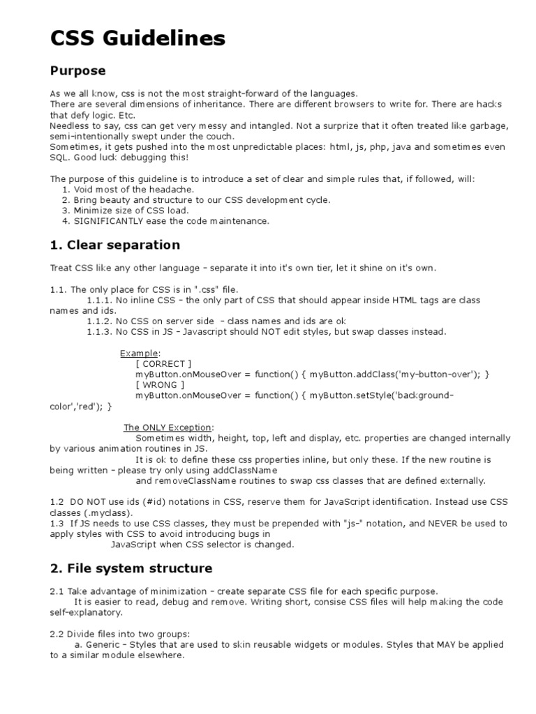 Painless CSS Development Guide - (By Alexander Podgorny) | PDF ... Painless CSS Development Guide - (By Alexander Podgorny) | PDF ...