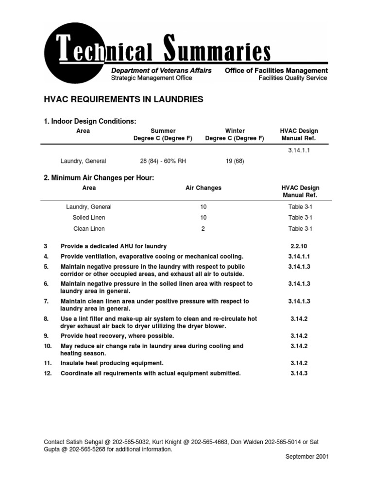 Laundry Hvac Design | PDF