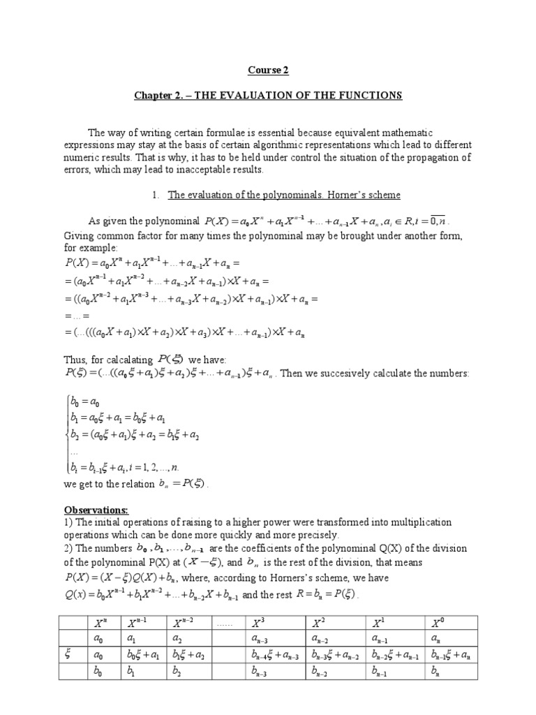 Numerical Methods c2/10 | PDF | Series (Mathematics) | Numerical Analysis